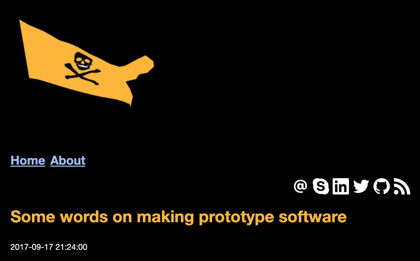Some words on making prototype software - blog - Michal Szczepanski